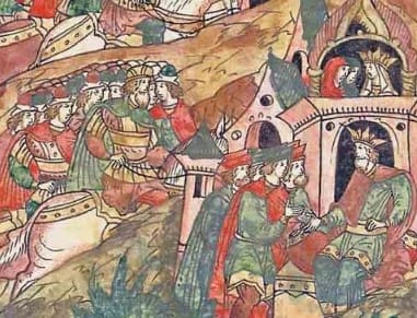 Flight_of_Vladimir_Mstislavich_to_Hungary;_Vladimir_with_his_brother-in ...