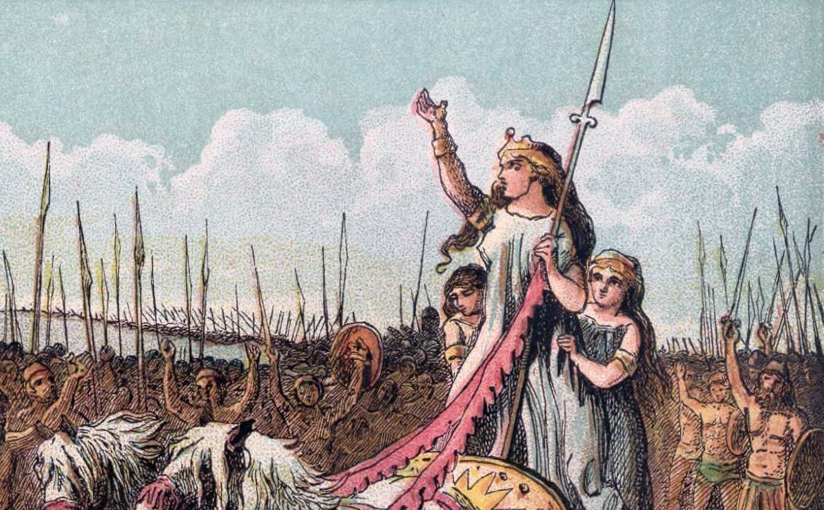 Pictures_of_English_History_Plate_IV_-_Boadicea_and_Her_Army1 - History ...